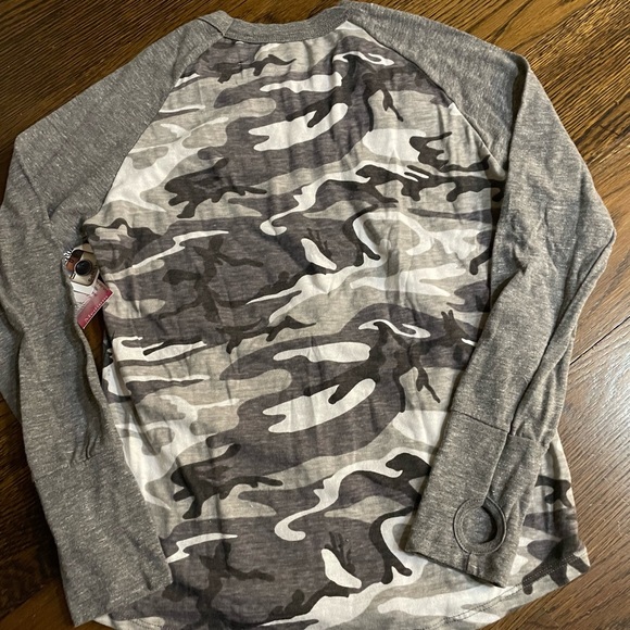 So Nikki | Shirts & Tops | Nwt So Nikki Ls Camo Shirt | Poshmark